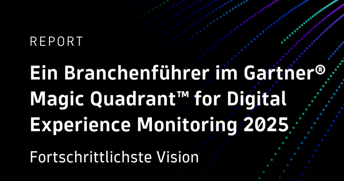 Dynatrace im Gartner® Magic Quadrant™ for Digital Experience Monitoring ...
